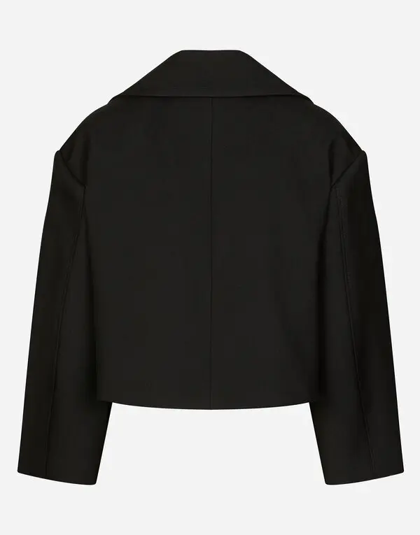 Dolce & Gabbana Oversize Double-breasted Wool Gabardine Jacket
