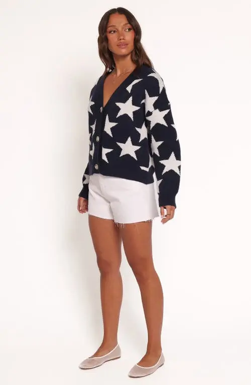 PETAL & PUP Sailor Star Intarsia Cardigan