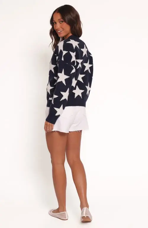 PETAL & PUP Sailor Star Intarsia Cardigan