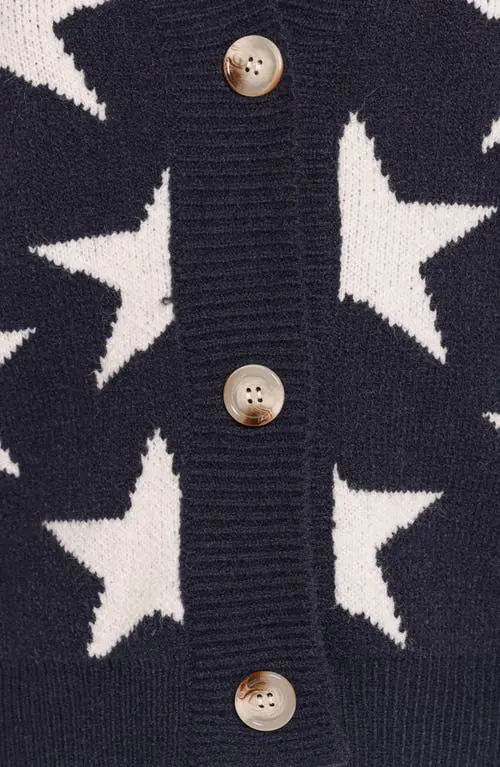PETAL & PUP Sailor Star Intarsia Cardigan