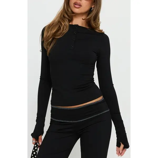 Princess Polly Kobee Mid Rise Jersey Pants
