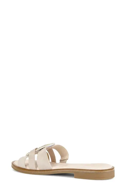Gabor Embellished Crystal Slide Sandals