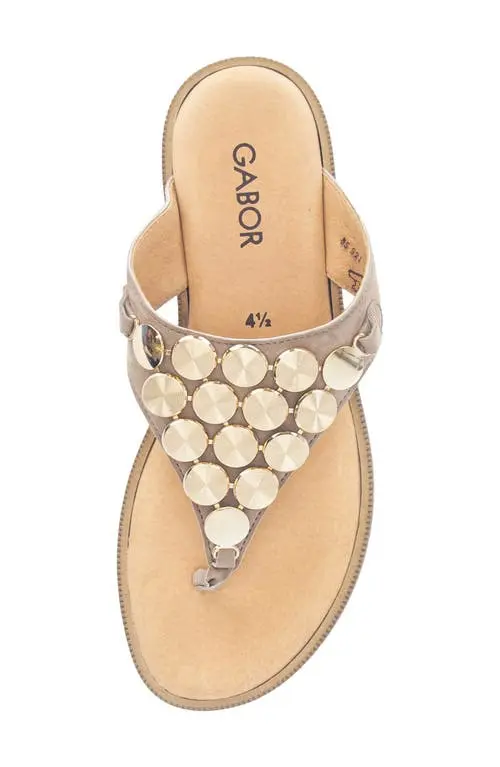 Gabor Studded Flat Sandals
