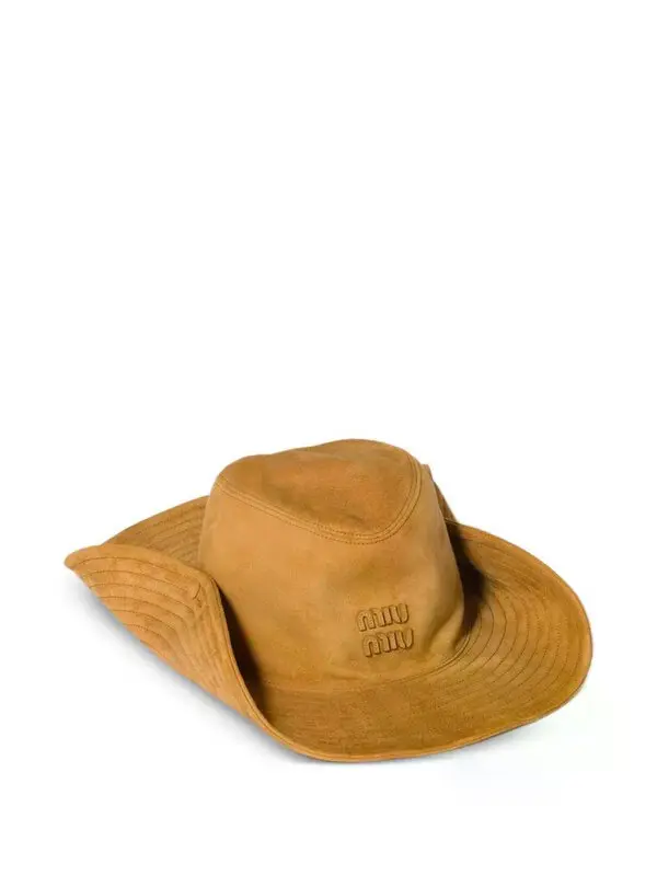 Miu Miu Suede Cowboy Hat