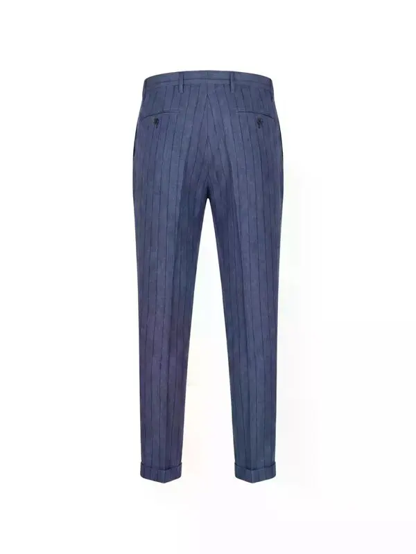DRUMOHR Pinstripe Pleated Trousers