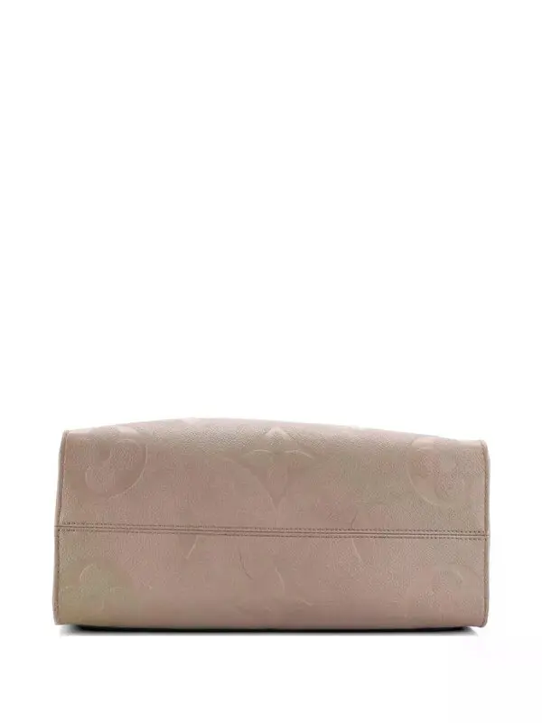 LOUIS VUITTON Onthego Monogram Empreinte Giant Mm Tote Bag - Neutrals