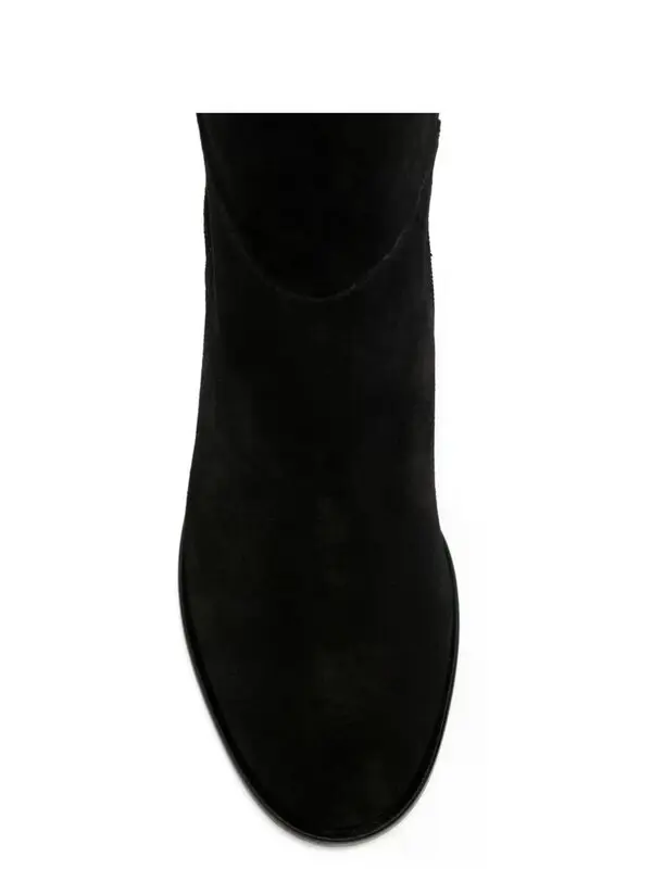 ADRIANNA FERETTI Suede Block-heel Boots