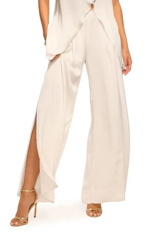 Ramy Brook Jolie Side Slit Crepe Pants