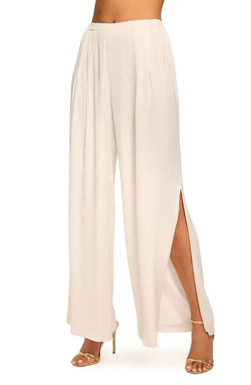 Ramy Brook Jolie Side Slit Crepe Pants