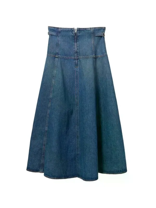 Ulla Johnson The Brigette Midi Skirt - Blue