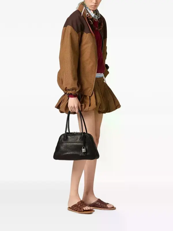 Miu Miu Vivant Nappa Leather Bowling Bag