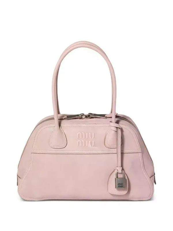 Miu Miu Vivant Nappa Leather Bowling Bag