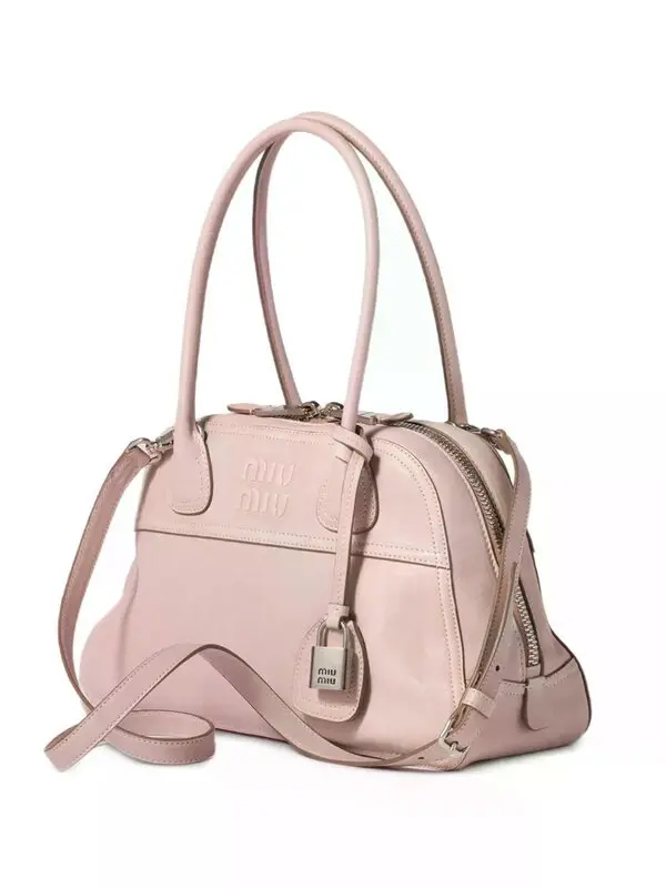 Miu Miu Vivant Nappa Leather Bowling Bag