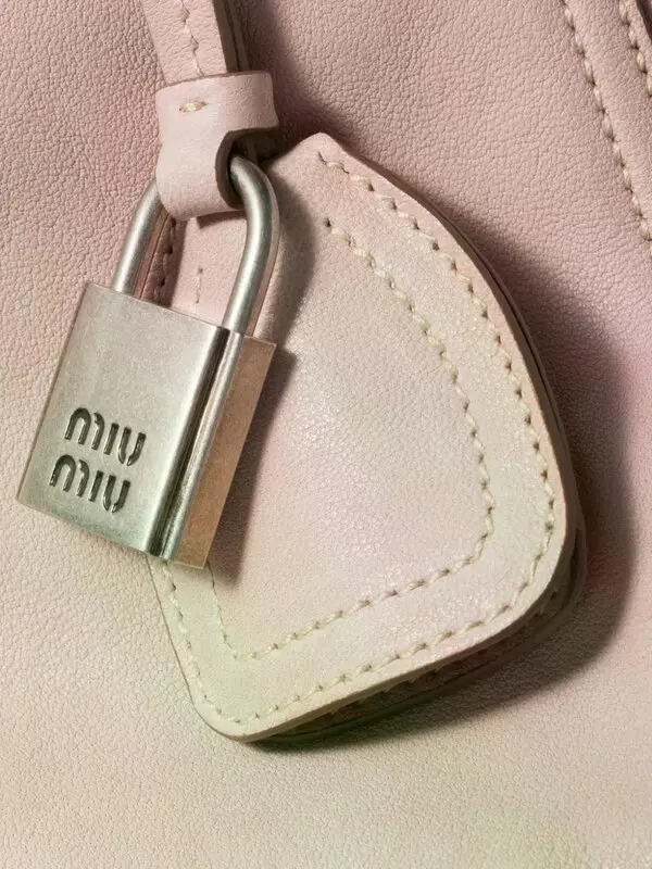 Miu Miu Vivant Nappa Leather Bowling Bag