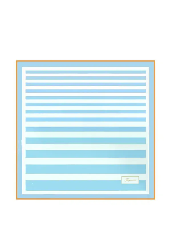 Jacquemus Striped Scarf - Blue