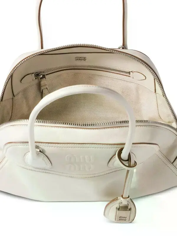 Miu Miu Vivant Leather Tote Bag