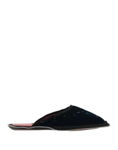 MAISON MARGIELA Velvet Mules With Grosgrain Trims - Blue