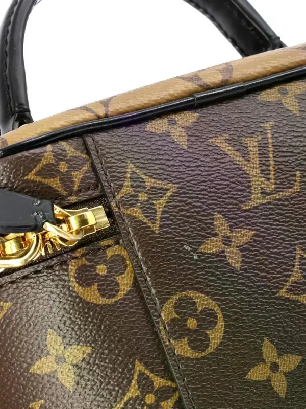 LOUIS VUITTON Reverse Monogram Canvas Pm Satchel - Brown