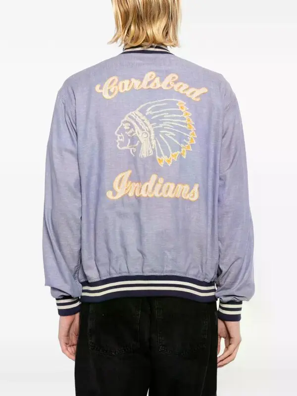 WHITESVILLE Letter-patch Bomber Jacket
