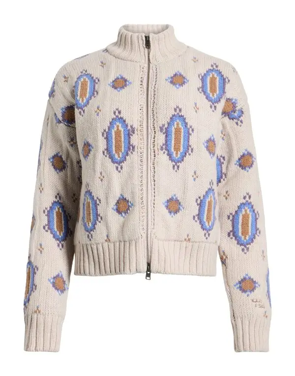 Woolrich By Daniëlle Cathari Virgin Wool Intarsia Knit Cardigan