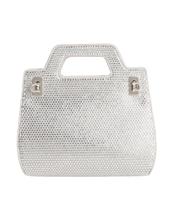 FERRAGAMO Embellished Leather Tote Bag
