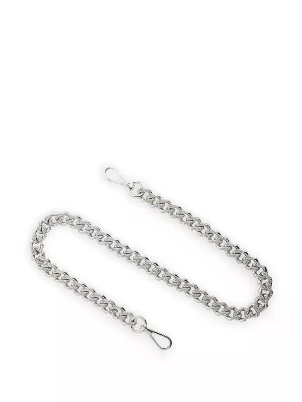 Emanuele Bicocchi Fl Flourish Curb-chain Wallet Chain - Silver