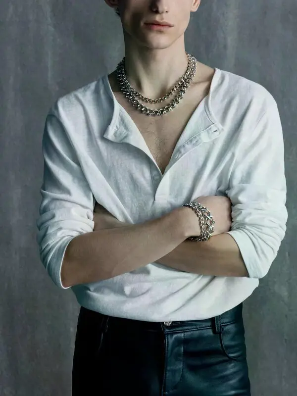 Emanuele Bicocchi Polished Sharp-chain Necklace