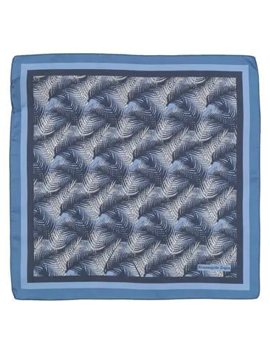 Zegna Scarf Azure Silk - Blue