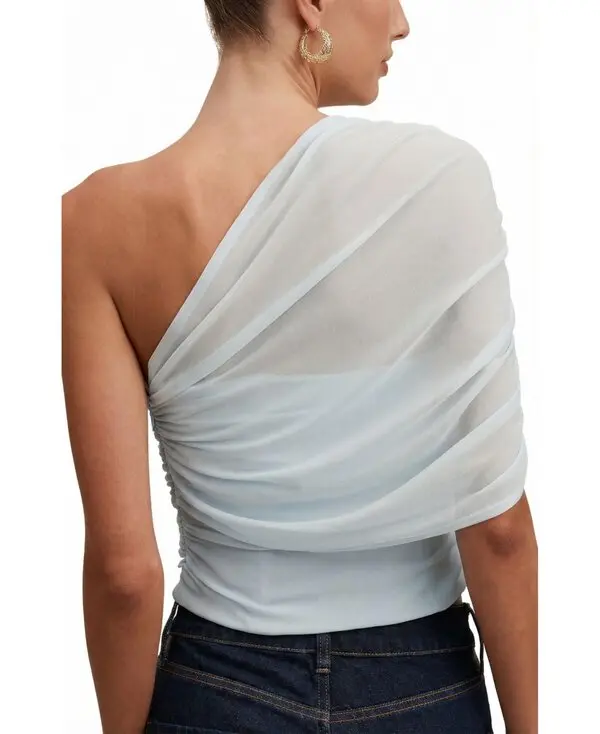 EVER NEW Samara Drape Mesh Corset Top
