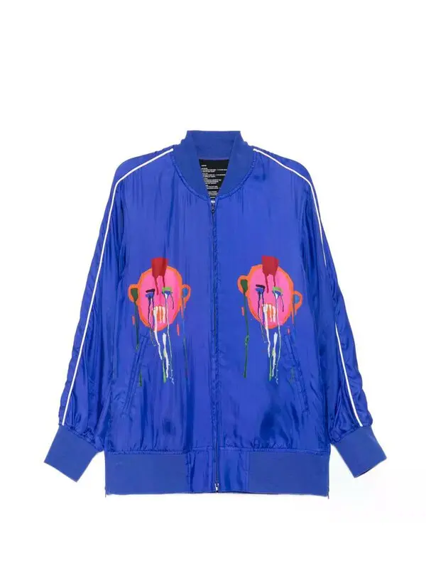 NUDE:MASAHIKO MARUYAMA Graphic Print Bomber Jacket