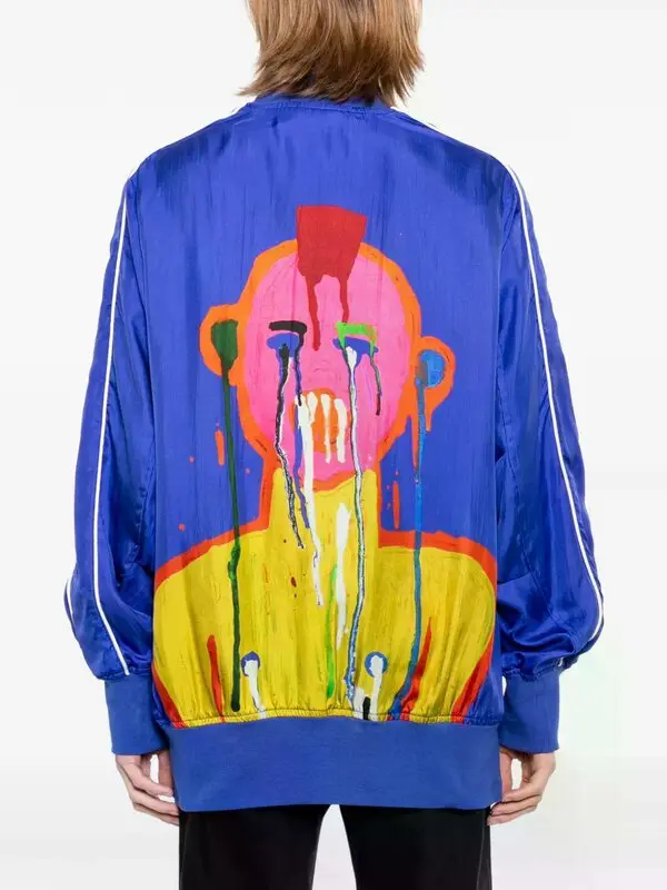 NUDE:MASAHIKO MARUYAMA Graphic Print Bomber Jacket
