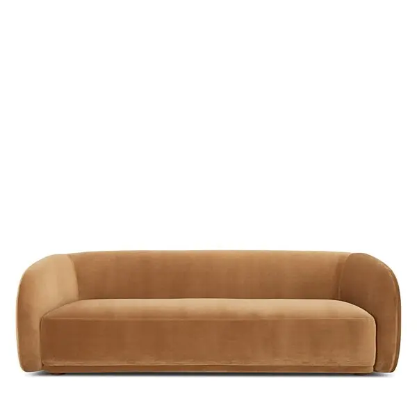 MOE'S HOME COLLECTION Faye Sofa Faux Mohair - Tan