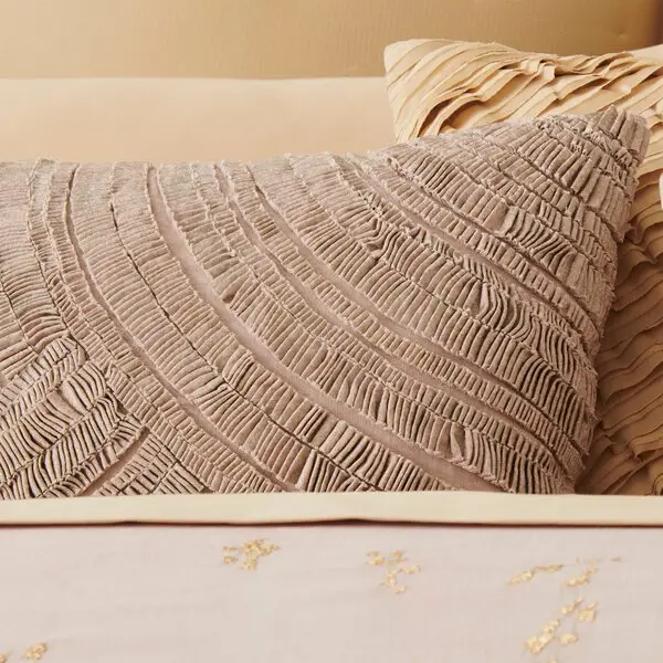 Donna Karan New York Home Foil Printed & Textured Decorative Pillow, 16 X 20