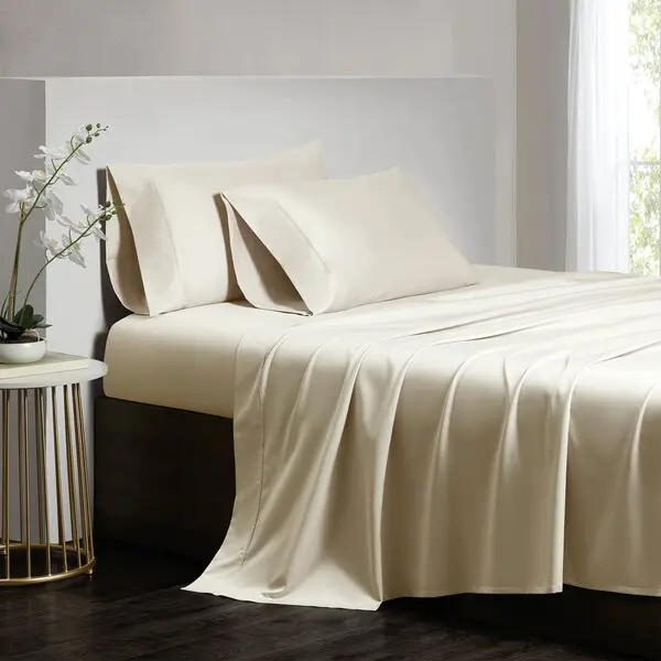 Donna Karan New York Home 700tc Luxe Egyptian Cotton Sheet Set, Queen