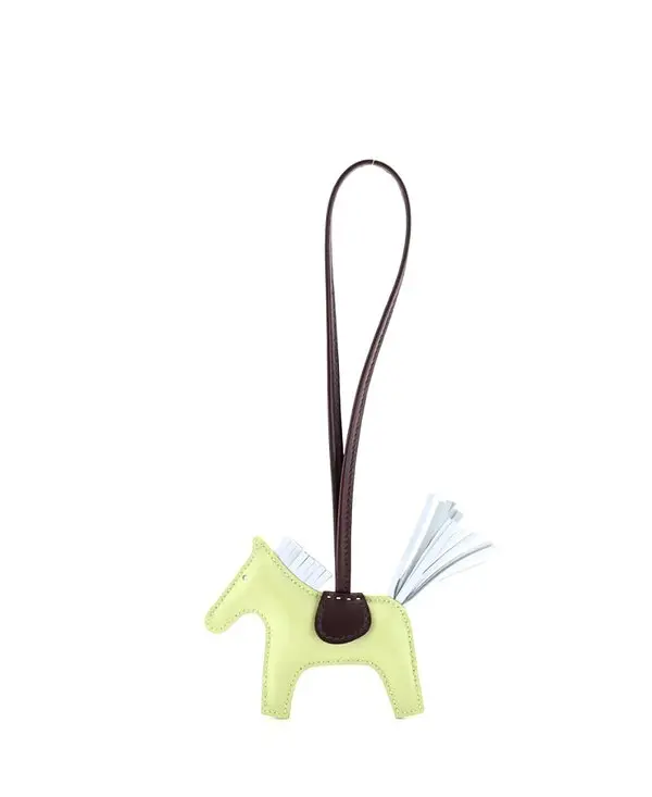 Hermès Pm Grigri Rodeo Bag Charm Leather - Green