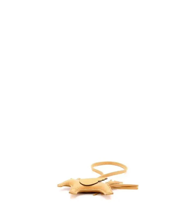 Hermès Pm Monochrome Pegase Rodeo Bag Charm Leather - Brown