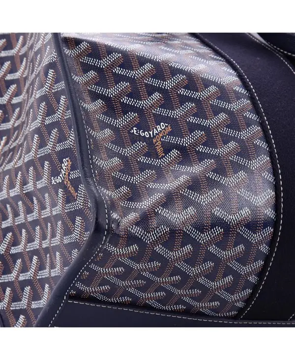 Goyard Mm Villette Tote Printed Coated Canvas - Blue