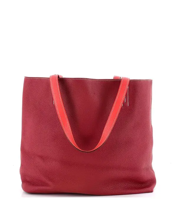 Hermès 36 Double Sens Tote Clemence - Pink