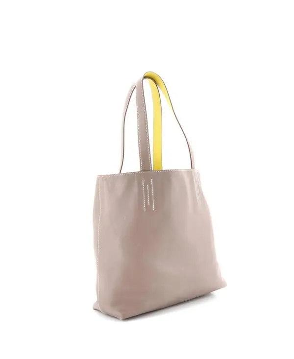 Hermès 28 Double Sens Tote Veau Sikkim - Gray