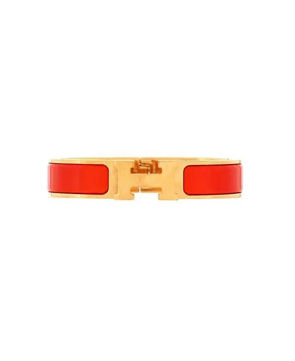 Hermès Narrow Clic H Bracelet - Enamel