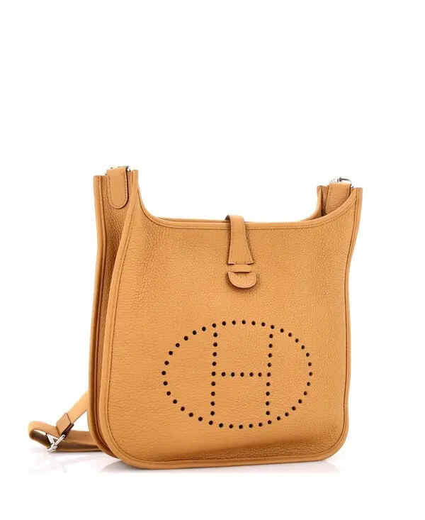 Hermès Pm Evelyne Bag Gen Iii Clemence - Brown