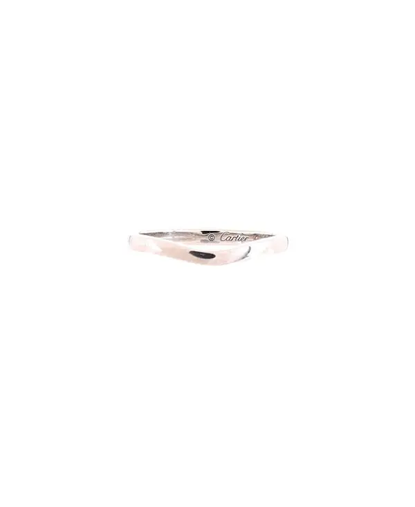 CARTIER 2mm Ballerine Wedding Band Ring - Platinum
