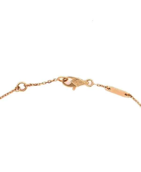 VAN CLEEF & ARPELS Sweet Alhambra Bracelet 18k Rose Gold And Carnelian