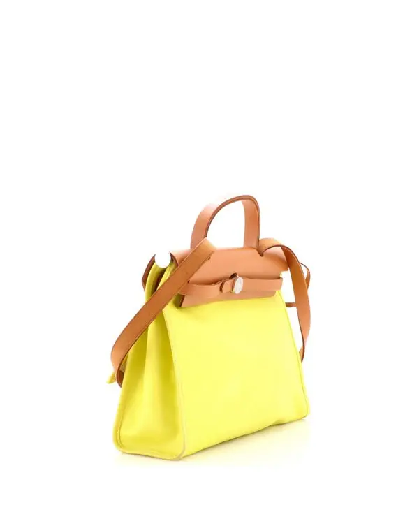 Hermès 31 Herbag Zip Berline Bag - Yellow