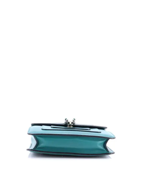 BVLGARI Small Serpenti Forever Square Shoulder Bag Leather