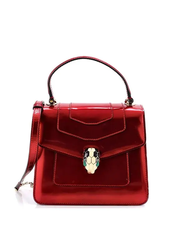 BVLGARI Small Serpenti Top Handle Bag Patent