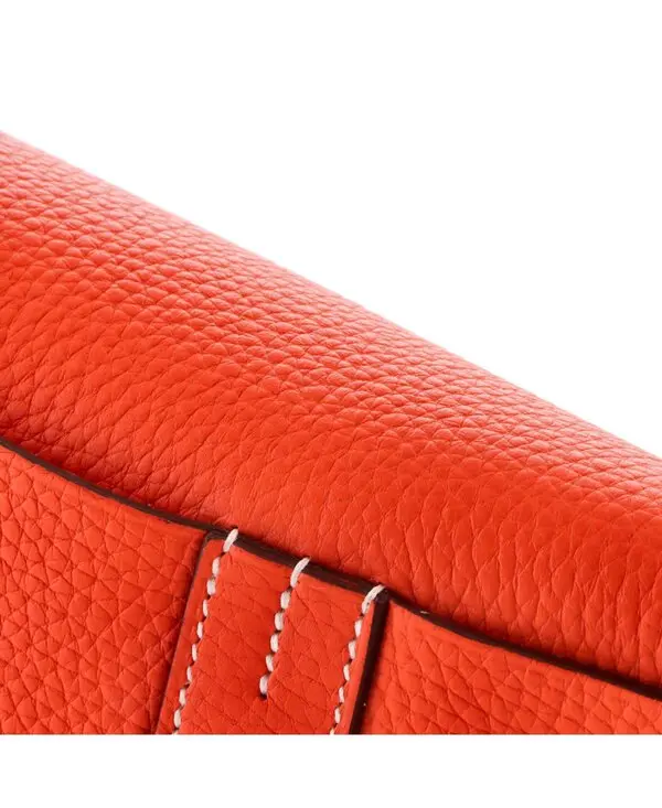 Hermès 31 Halzan Bag Clemence - Orange