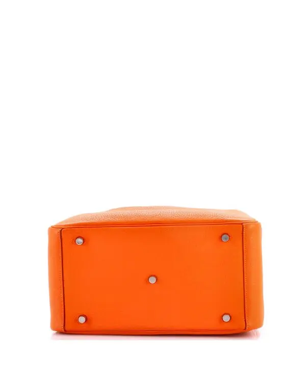 Hermès 30 Lindy Bag Clemence - Orange