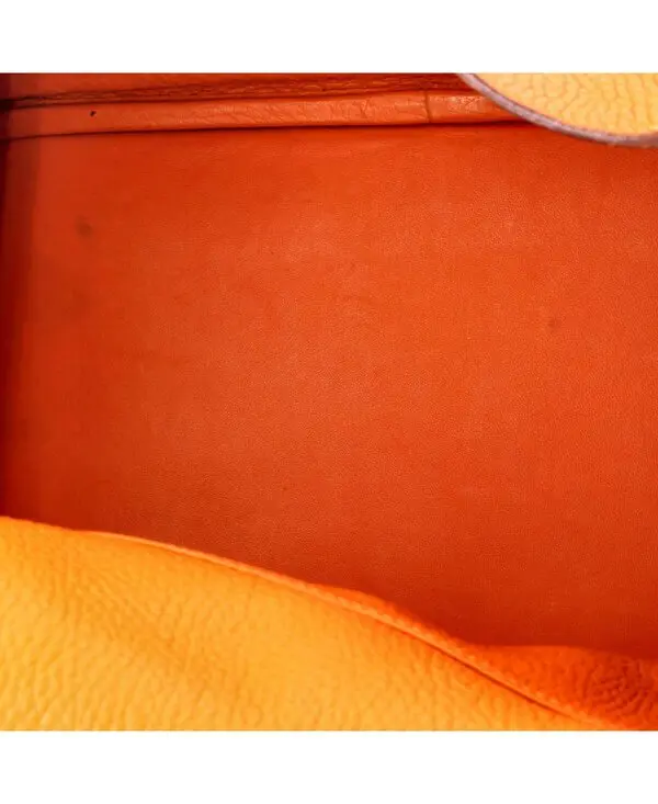 Hermès 30 Lindy Bag Clemence - Orange