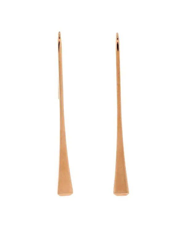 Hermès Clou De Forge Drop Earrings 18k Rose Gold - Pink